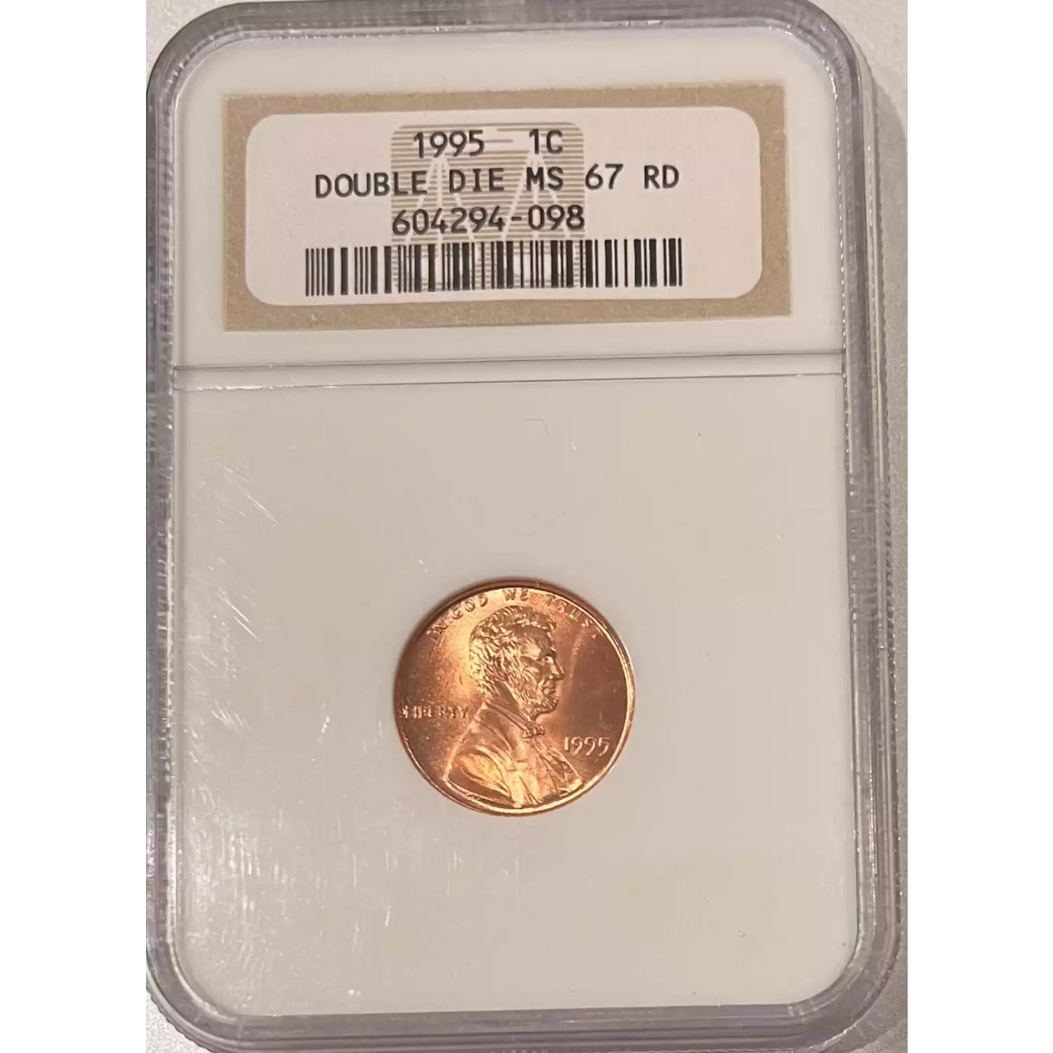1995-D Small Cents Lincoln, Memorial Reverse NGC MS-67 RD - JMS Coins